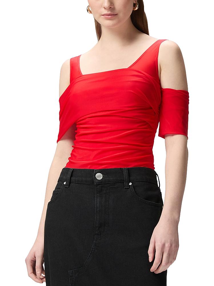 PINKO Bella Vera Cold Shoulder Bodysuit